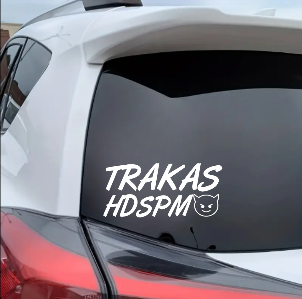Trakas HDSPM Car Decal | Trakas Sticker | Vinyl Stickers | Luis R ...