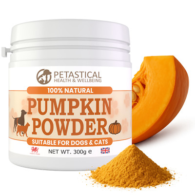 Pumpkin Powder for Dogs & Cats – 100% Natural Fibre - Made in UK - 300g ...