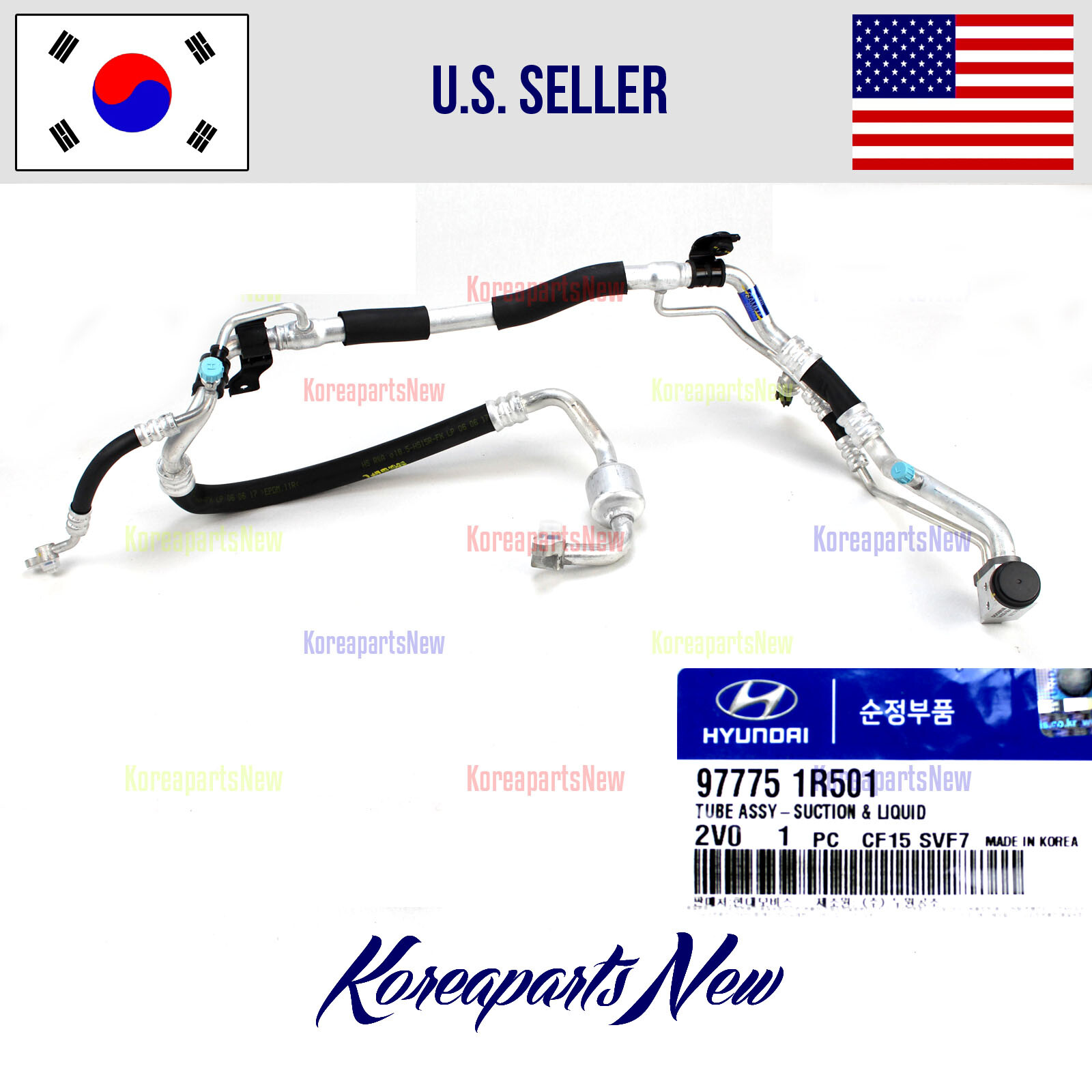 A/C Air Conditioner Liquid Line 977751R501 ⭐GENUINE⭐ Veloster Accent ...