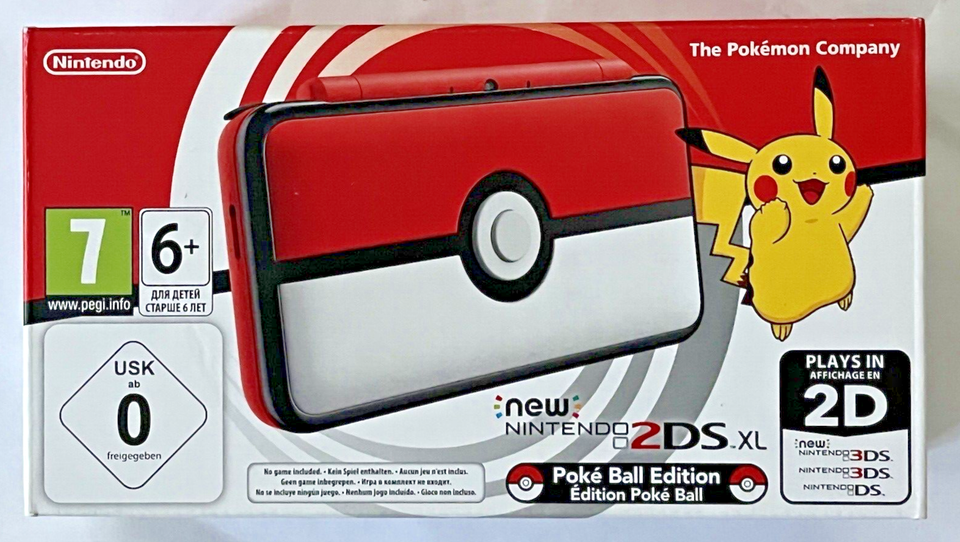 NEW NINTENDO 2DS XL POKEMON POKE BALL EDITION *BRAND NEW BOXED ...