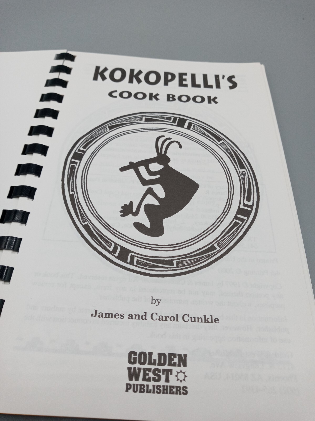 KOKOPELLI'S COOK BOOK - Authentic Recipes of the Southwest ...
