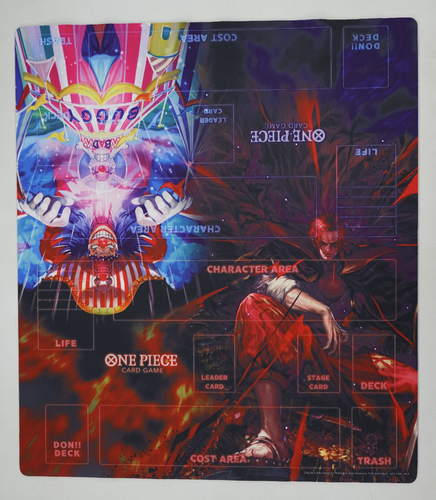 ONE PIECE TCG - TWO PLAYER PLAYMAT - SHANKS & BUGGY | eBay