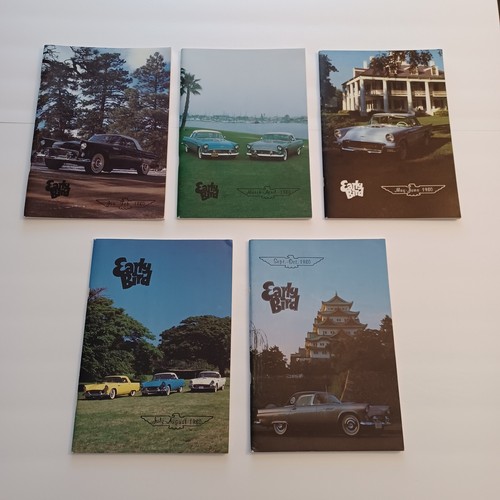Early Bird Magazine Lot of 5 1980 Year Classic Thunderbird Club Ford T ...