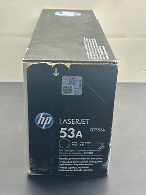 HP 53A BLACK TONER PRINT CARTRIDGE Q7553A | eBay