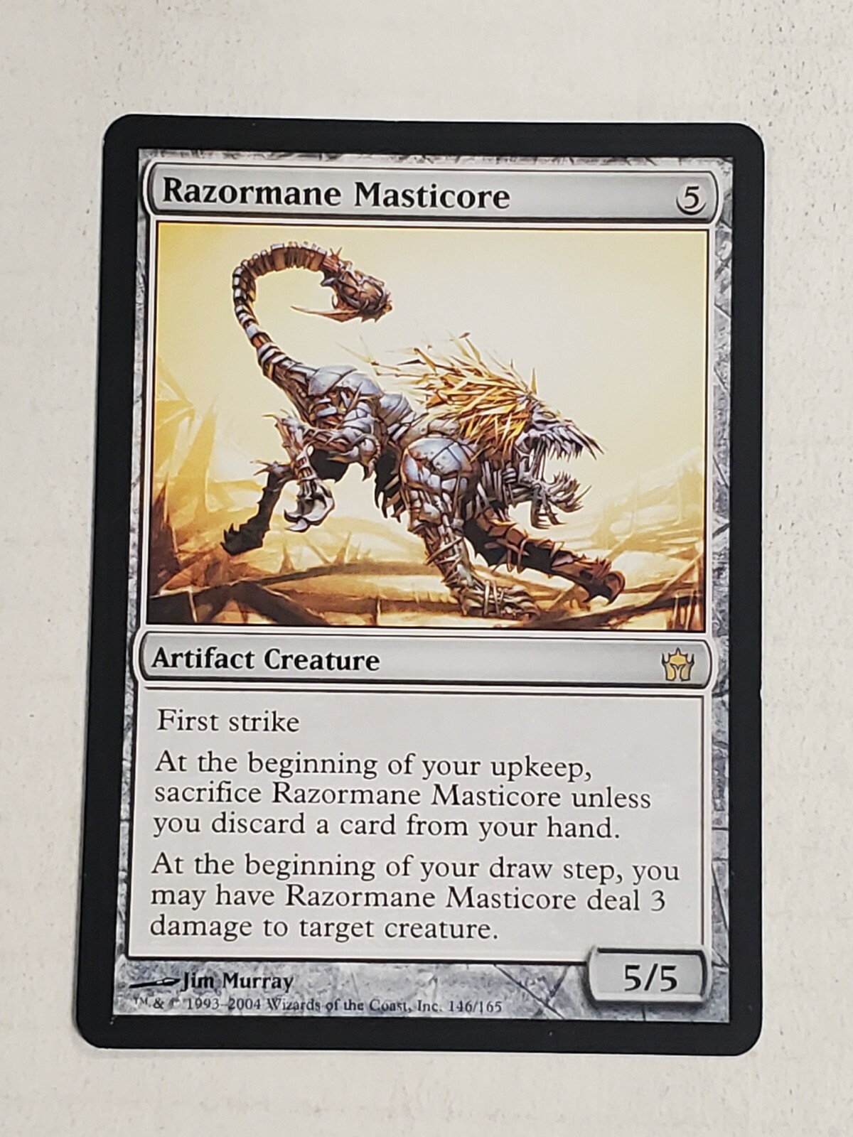 MTG Razormane Masticore (Fifth Dawn/Artifact/R) - BGM | eBay