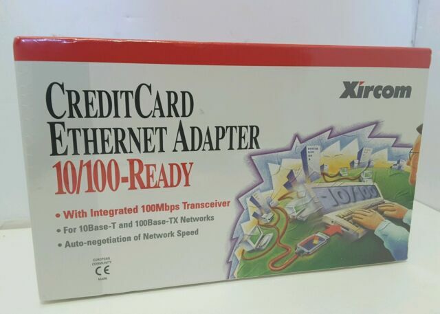 1x Xircom Ps-ce2-10 Ethernet Credit Card Adapter PSCE210 IIps PCMCIA ...