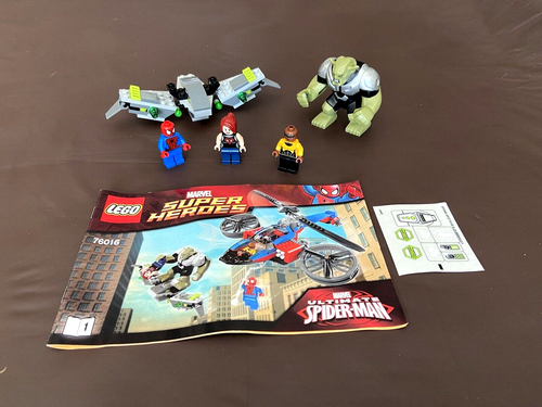 Lego 76016 SPIDER HELICOPTER RESCUE Minifigures | eBay