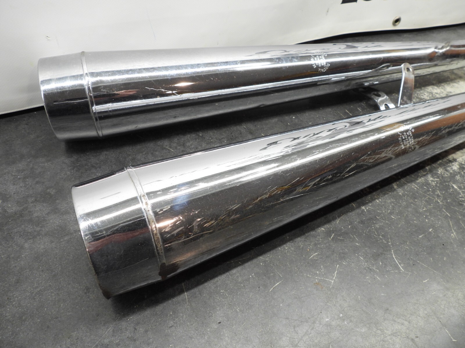 1974 Norton Commando 850 Electric Start Dunstall Exhaust Mufflers 2726 ...