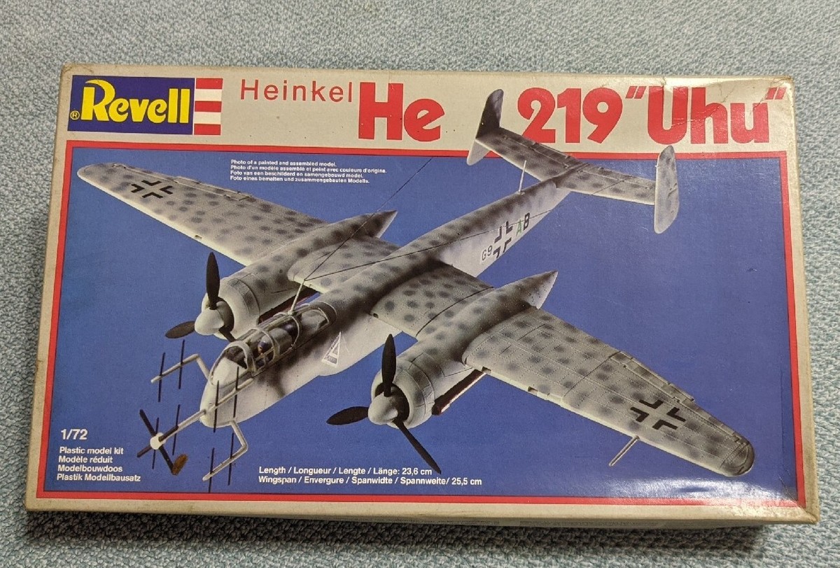 Heinkel Ele 219 Revell 1/72 Scale Heinkel He 219 Owl (H 160) The
