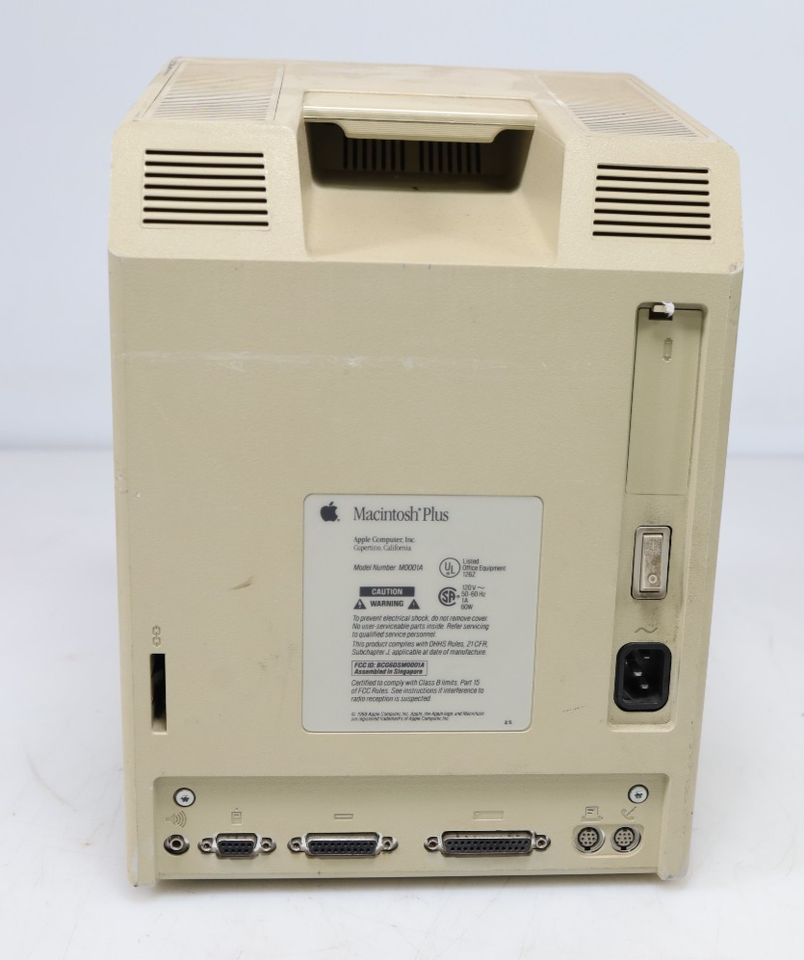Vintage 1988 Apple M0001A Macintosh Plus Computer Parts Repair | eBay