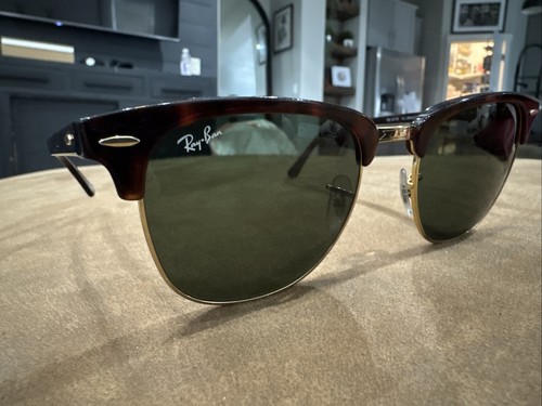 RAY-BAN RB 3016 W0366 HAVANA GOLD CLUBMAST AUTHENTIC FRAMES SUNGLASSES ...