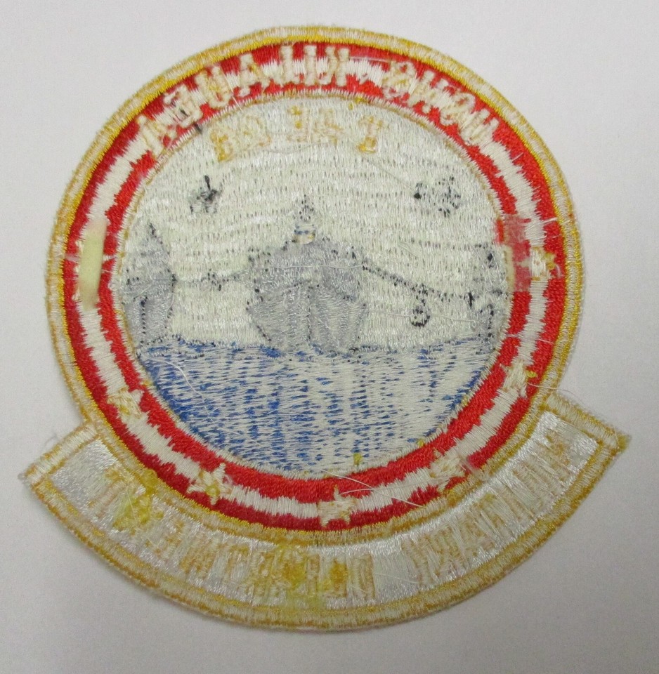 US NAVY AMMUNITION SHIP PATCH USNA KILAUE T-AE-26 1960s Vintage Asian ...