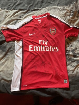 Arsenal Signed Football Shirt size M 2009-2010 | eBay UK