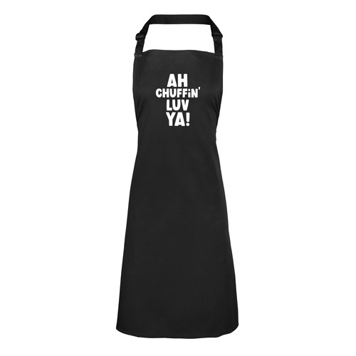 Yorkshire Apron Mens Womens Ah Chuffin Luv Ya Cooking BBQ Chef DIY Cook ...