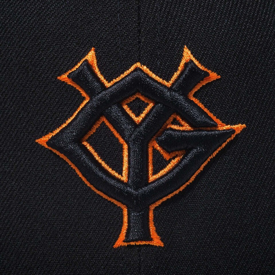 NEW ERA 59FIFTY Fitted Cap NPB Yomiuri Giants Black x Black/Orange Cap ...