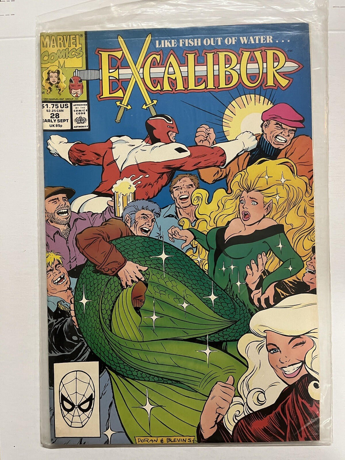 Excalibur #28 Marvel Comics 1990 Claremont, Kitty Pyrde & Nightcrawler ...