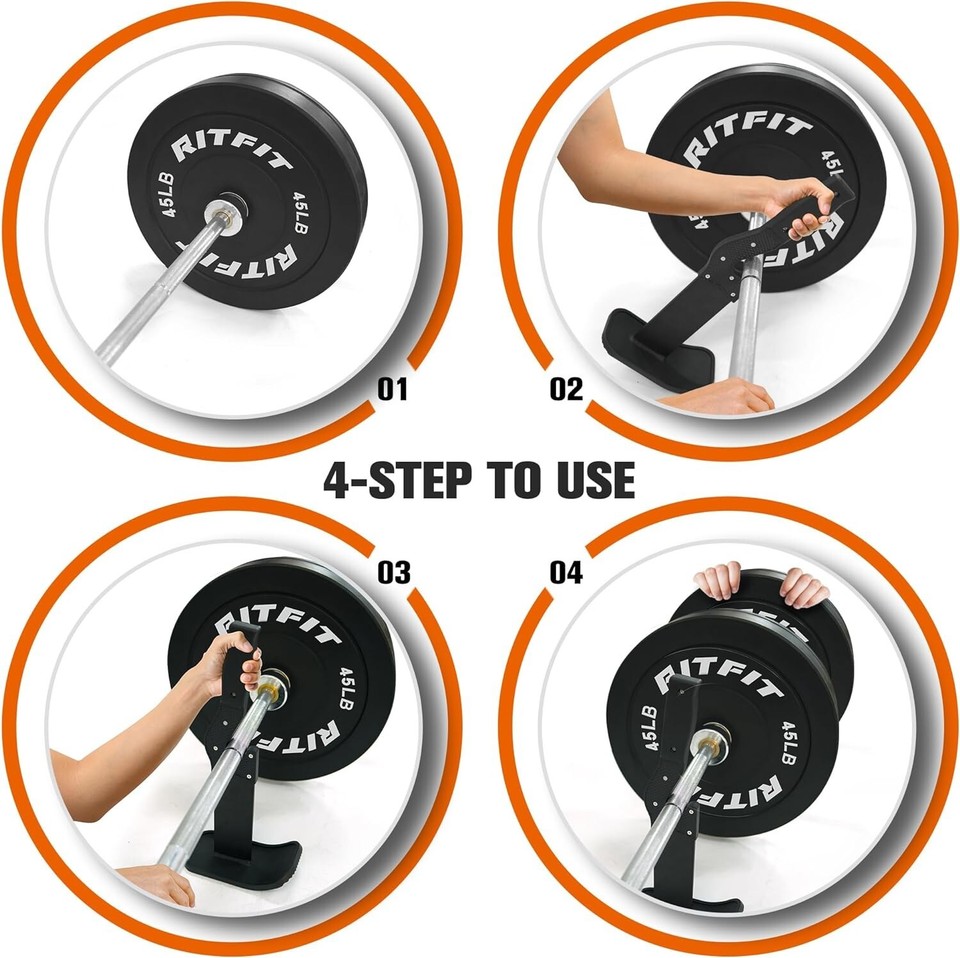 Deadlift Jack/Barbell Jack Unload 660LB Barbell Stand Bar With Non-slip ...