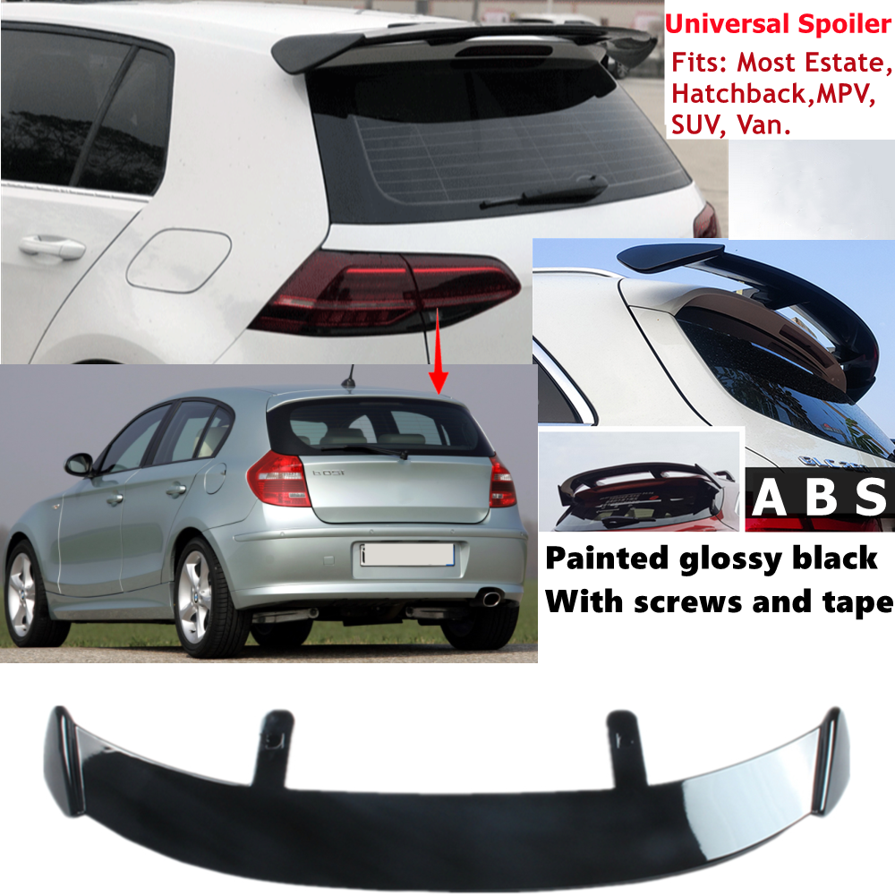 Fit For BMW 1 Series E81 E87 Rear Boot Window Roof Spoiler Wing Black ...