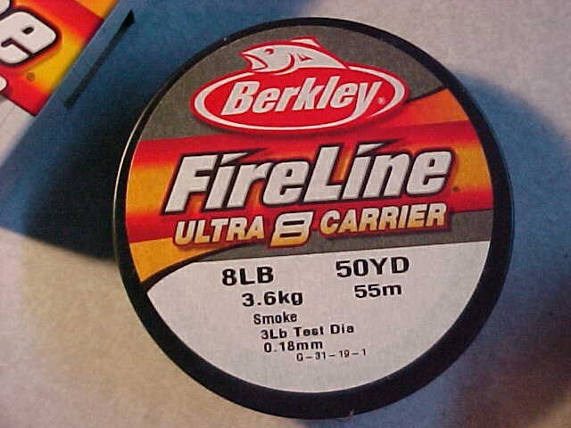 4 SPOOLS BERKLEY FIRELINE ULTRA 8 CARRIER 8 LB 200 YDS FISHING FOR JIG ...