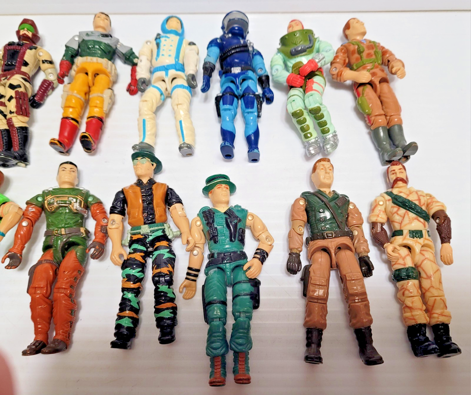 1980's HASBRO GI JOE 4 INCH FIGUR LOT W/ACCESSORIES | eBay