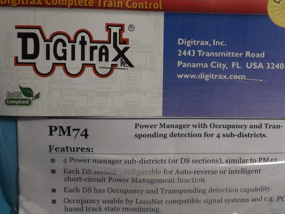 Digitrax - PM74 NIB | eBay