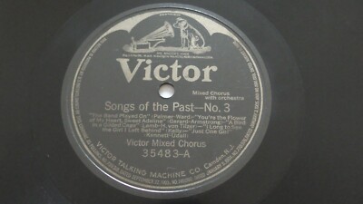 Victor Mixed Chorus 78rpm Single 12-inch Victor Records #35483 Songs Of ...