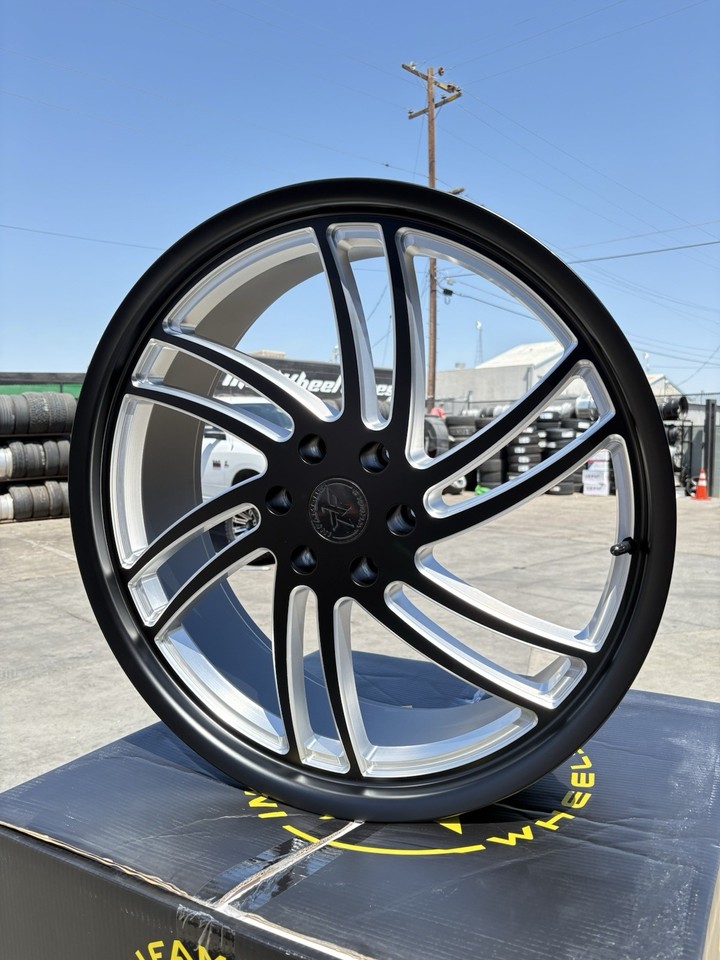 4-Infamous Racing Wheels CARRILLO Satin Black &Milled 6x5.5/6x139.7 ...