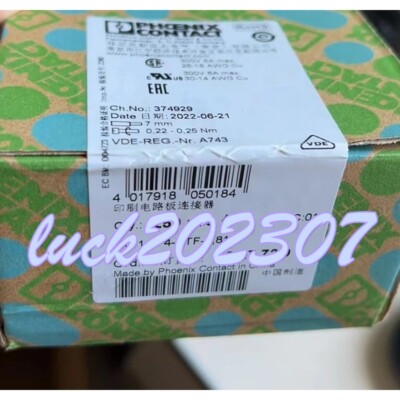 250pcs/box new Phoenix MC 1.5/4-STF-3.81 1827729 connector #TX | eBay