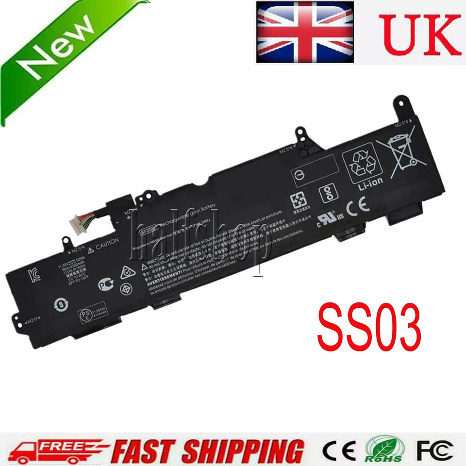 SS03XL Battery For HP EliteBook G5 G6 735 745 830 840 852 933321-855 ...