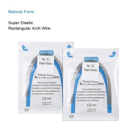 Super Elastic Arch Wires for Lower Teeth Orthodontics 0.017x0.025mm ...