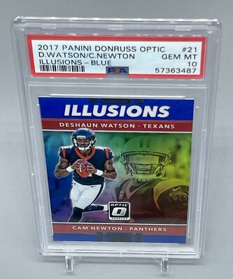️2017 Donruss OPTIC D WATSON/C Newton #21 Blue 122/149 ILL. ROOKIE RC ...