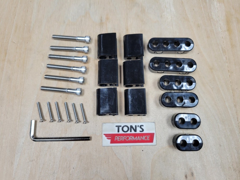 Bolt to Valve Cover V8 Vertical Wire Loom Kit 7-8mm Spark plug wire ...