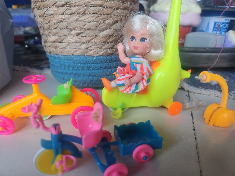 Vintage 1968 Mattel Liddle Kiddles Lickety Spliddle Doll & Her ...