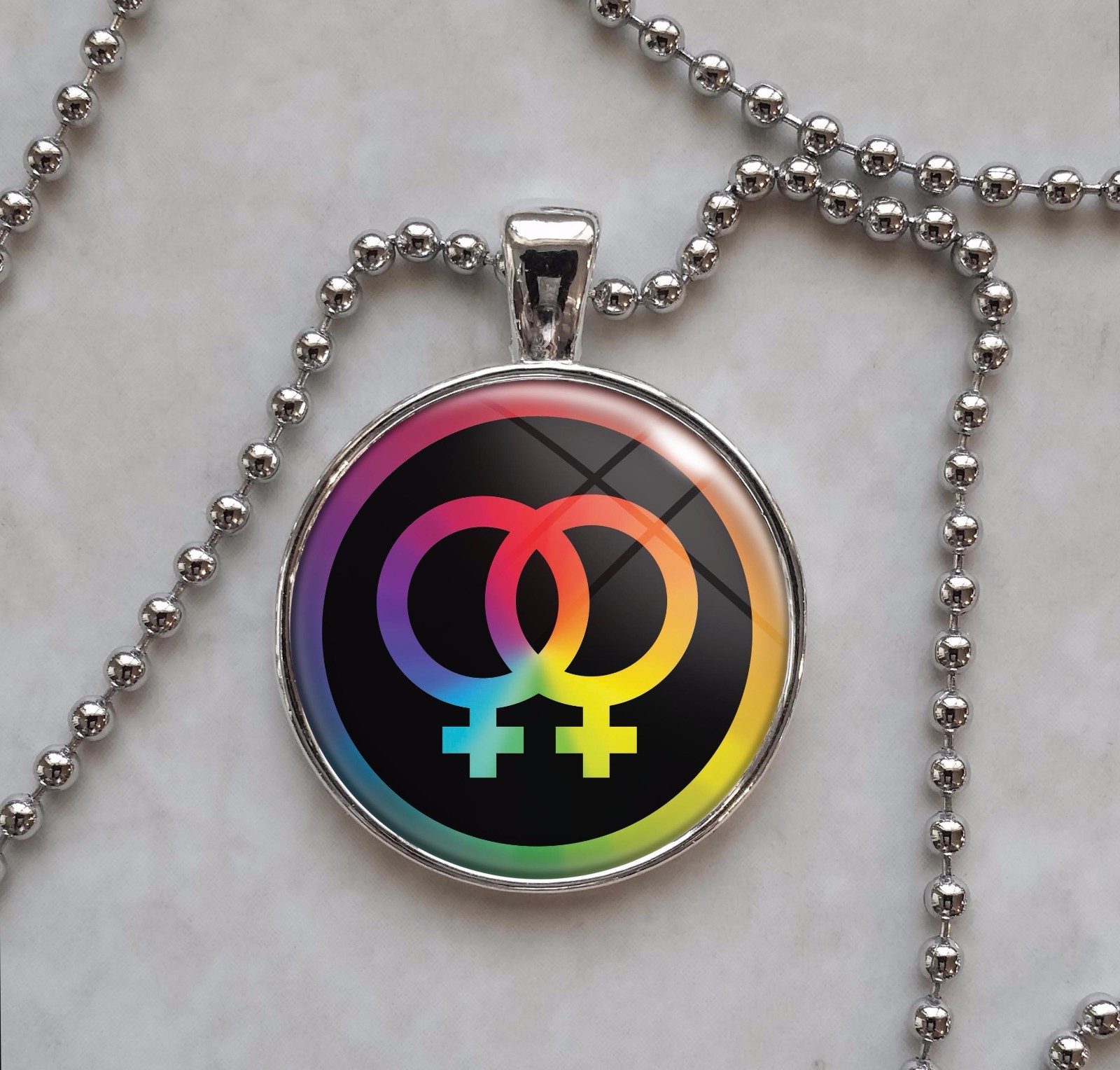 Choose a Gender LGBT Lesbian Gay Bisexual Trans Nonbinary Necklace | eBay
