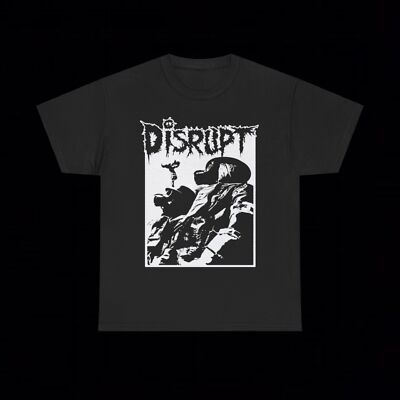 Disrupt T Shirt grindcore crust punk gore mince death metal dystopia ...