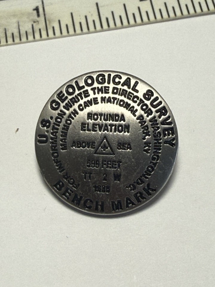 USGS Rotunda Bench Mark – Mammoth Cave National Park KY | eBay
