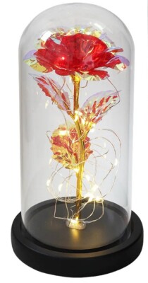 Eternal Rose Flower LED Enchanted Galaxy Rose Girlfriend Valentine's ...