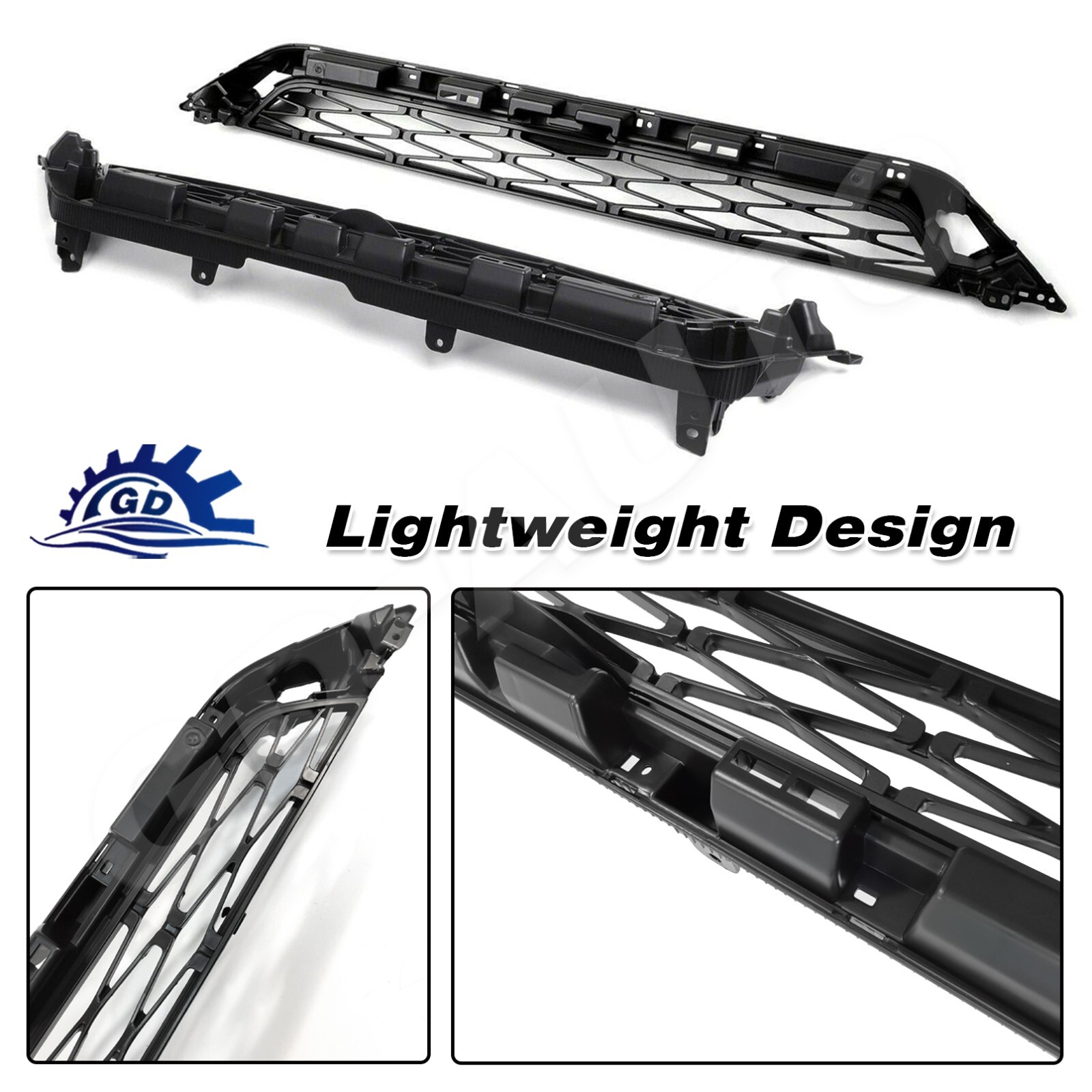 Front Bumper Upper Lower Grill Assembly For 2014-2019 Toyota 4Runner ...
