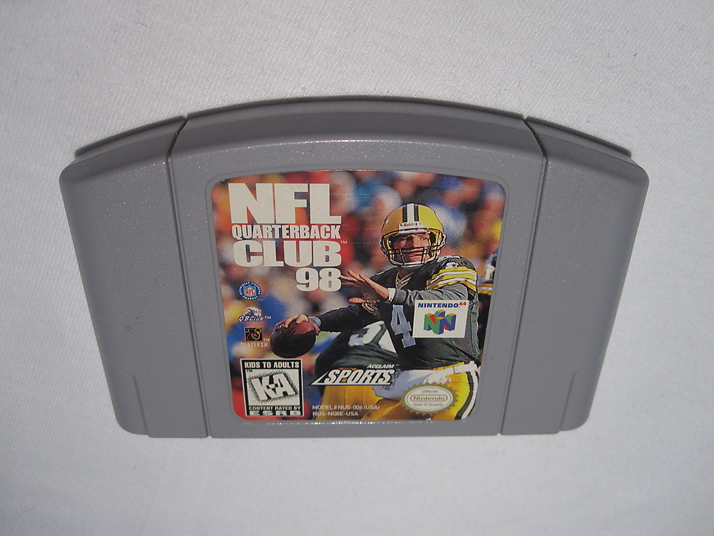 NFL Quarterback Club 98 (Nintendo 64) Football N64 Game Cartridge ...