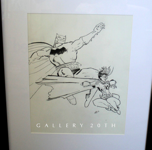 💥Amazing Frank Miller Dark Knight Orig Batman Comic Art Tribute Signed ...