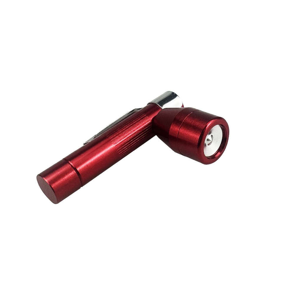 Creative Mini Flashlight Shaped Pipe Portable Detachable Metal Tobacco ...