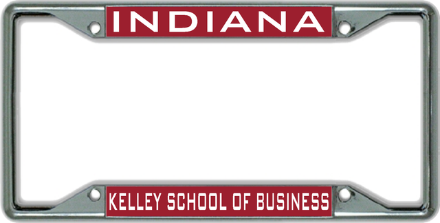 Indiana University Kelly School of Business License Plate Frame for ...