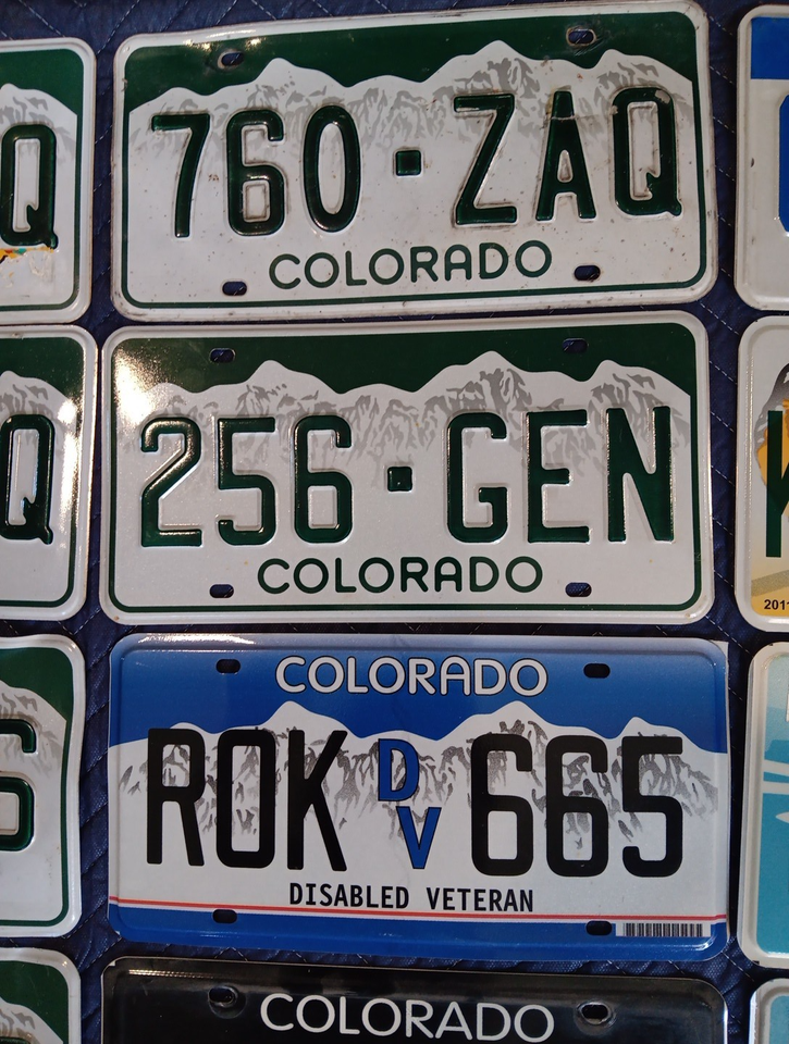 Lot of 19 Expired License Plates for Man Cave, Collecting, Crafting | eBay