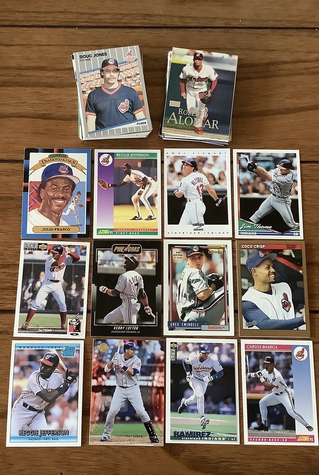 Cleveland Indians 50 Cards Belle Thome Vizquel Colon Whiten Ramirez Crisp Baerga | eBay
