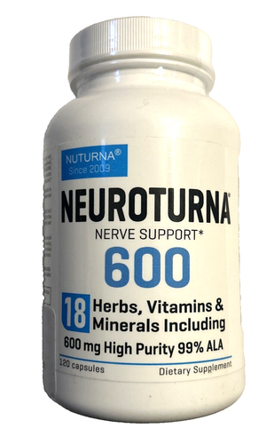 Nuturna Proprietary Blend NEUROTURNA 600 - 120 Capsules - Exp 5/26 New ...