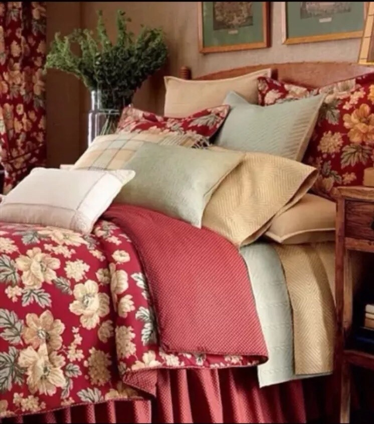 CHAPS Home PILLOW Size: 20 x 20" New SHIP FREE Plaid Fringe ELIZABETH ...