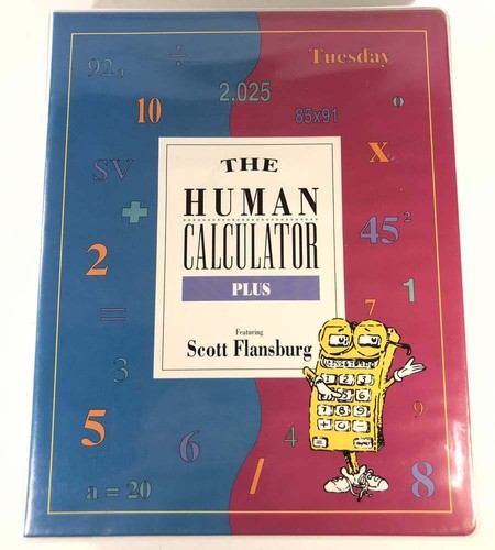 The Human Calculator PLUS Cassettes and Math Magic Book Scott Flansburg ...