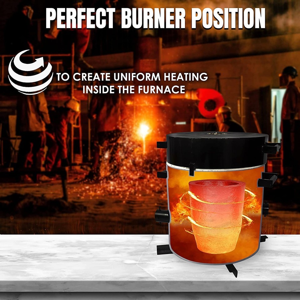 Melting Furnace Kit - 20 Kg - Gas Melting Kit - Scrap Metal Smelting ...