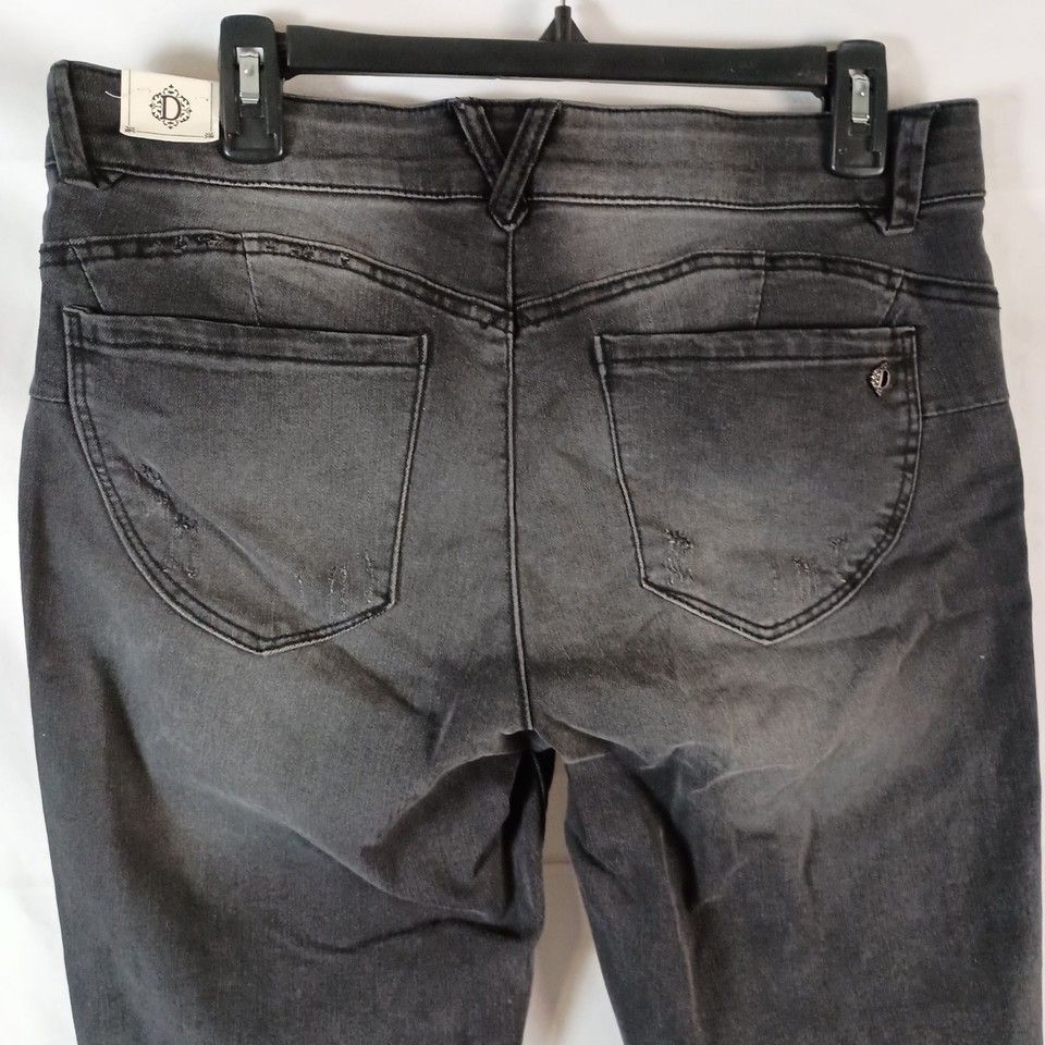 Democracy Ab Technology Black Denim Jegging Jeans 10 Mid Rise New with ...
