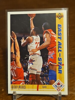 1991-92 Upper Deck Basketball Card #67 Ricky Pierce All Stars | eBay